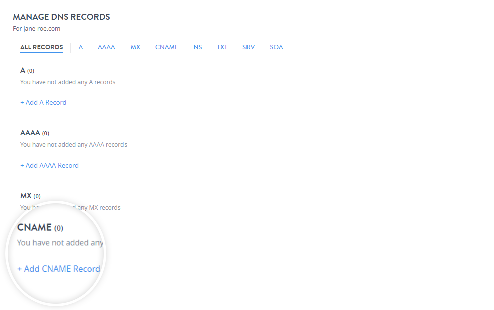 CNAME Records | KnowledgeBase