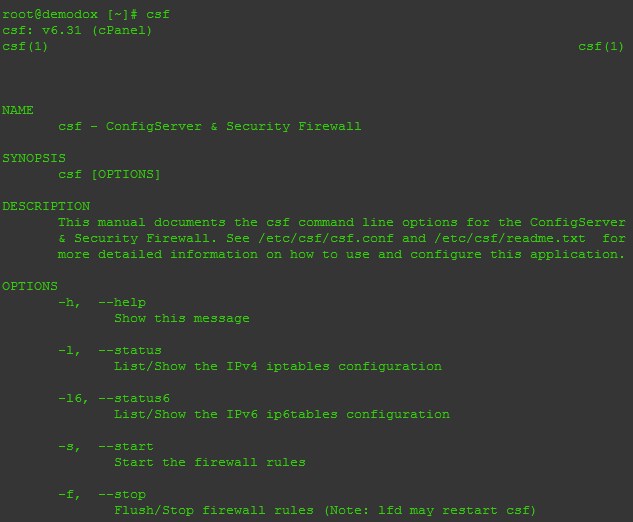 Installing and Configuring CSF Firewall | KnowledgeBase